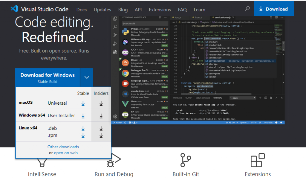 vscode-win10安装教程，占用C盘迁移到其他盘，修改插件安装位置 – 蓝鲸分享