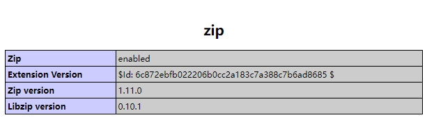 查看 ZipArchive 扩展是否启用？ – 蓝鲸分享